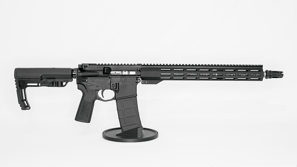 AR-15 223 Wylde 16" CF Barrel 15" Hand Guard Minimalist Stock - G2 ...